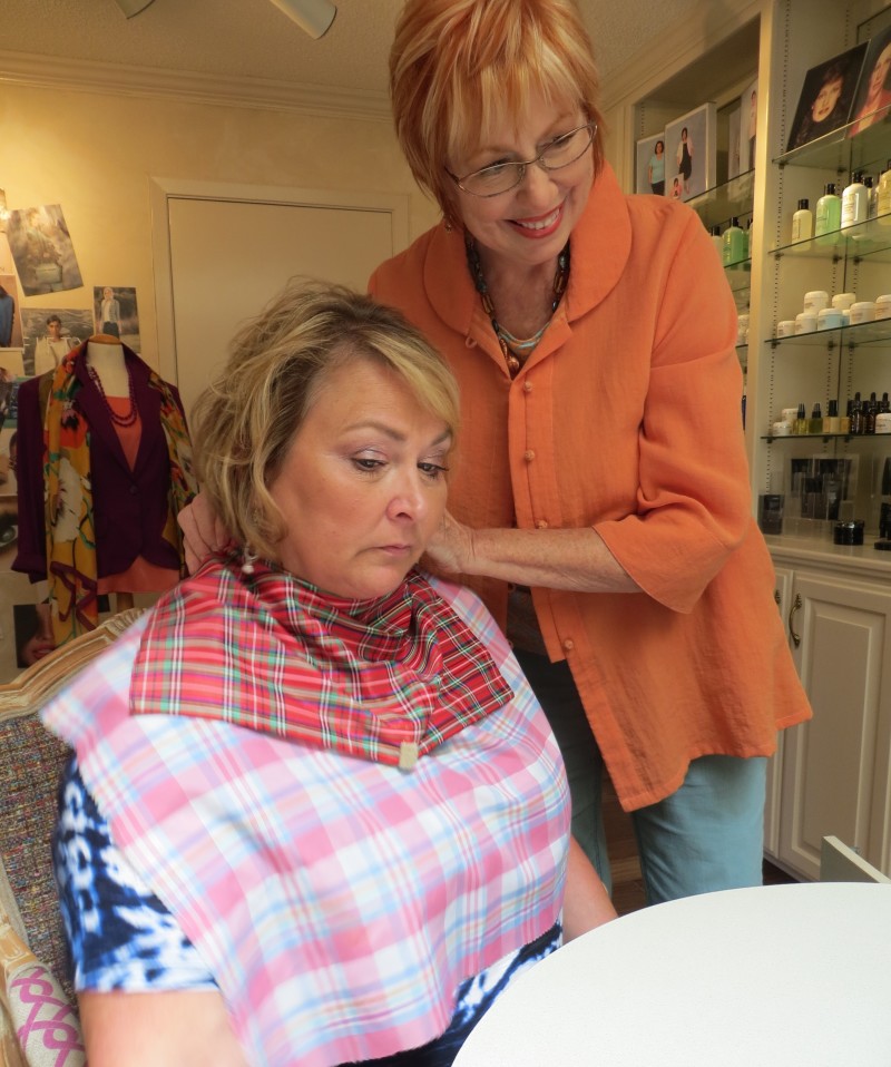 Lori gets a lesson in color